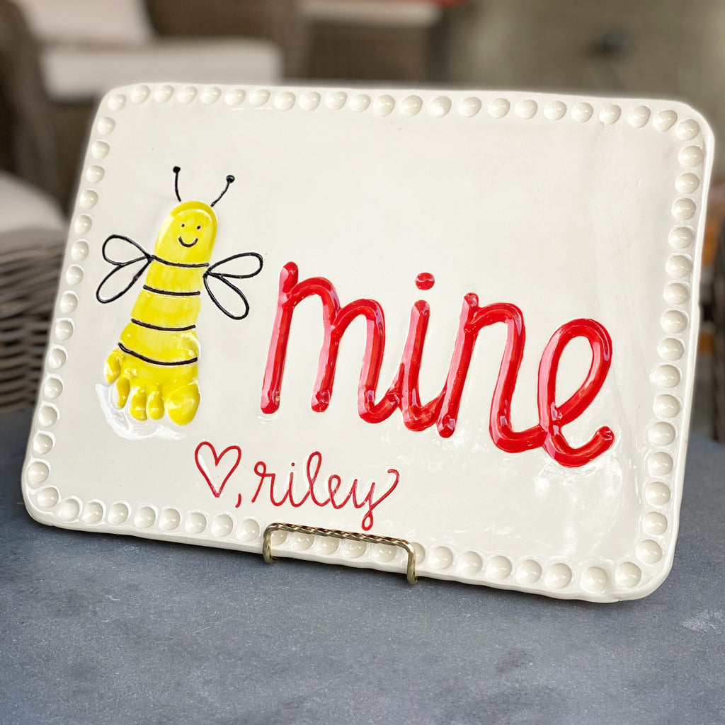 Bee Mine Plate – Cowtown Clay
